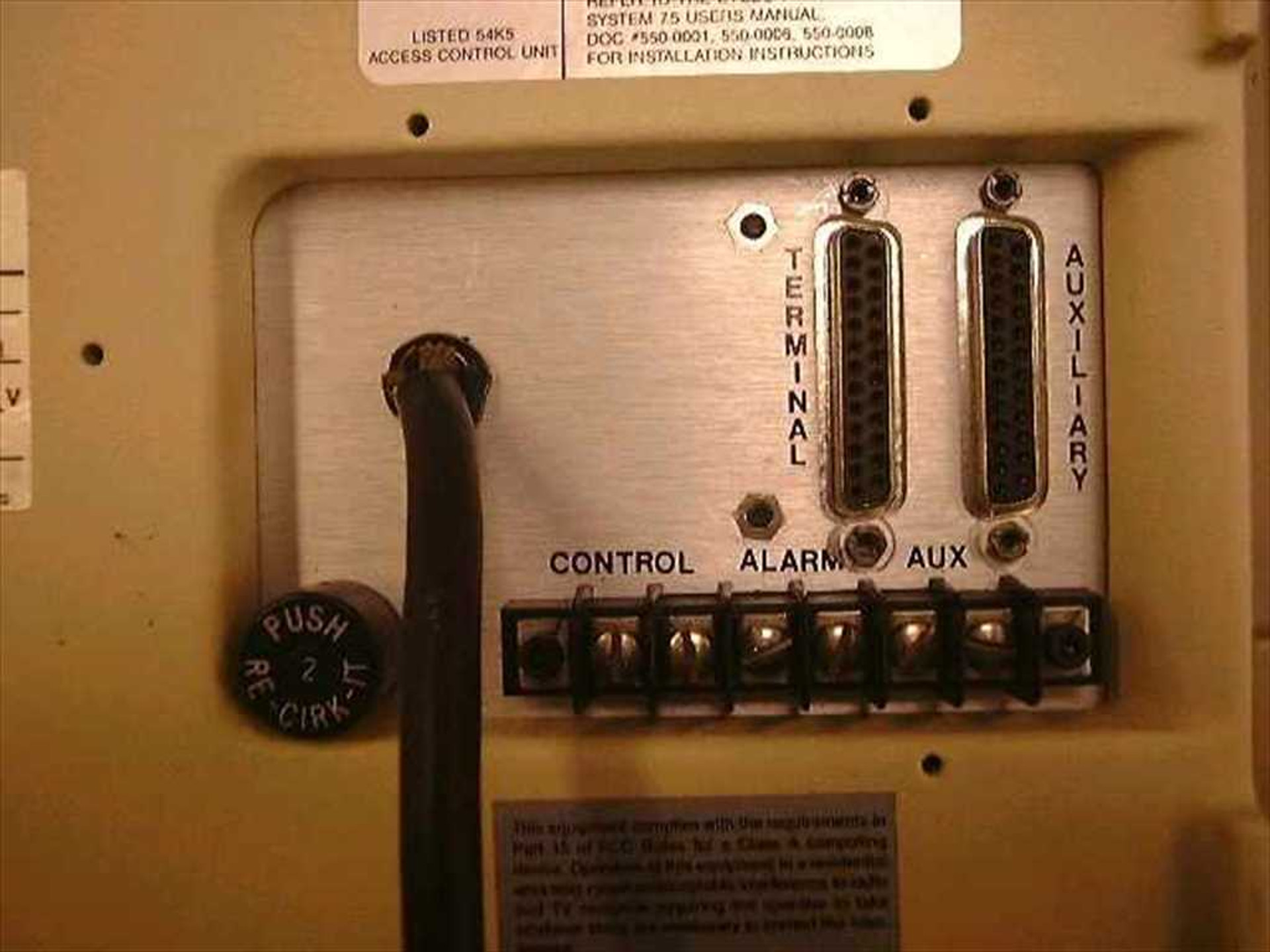 EyeDentify 7.5 EyeDentification System Biometric Retinal Identification ...