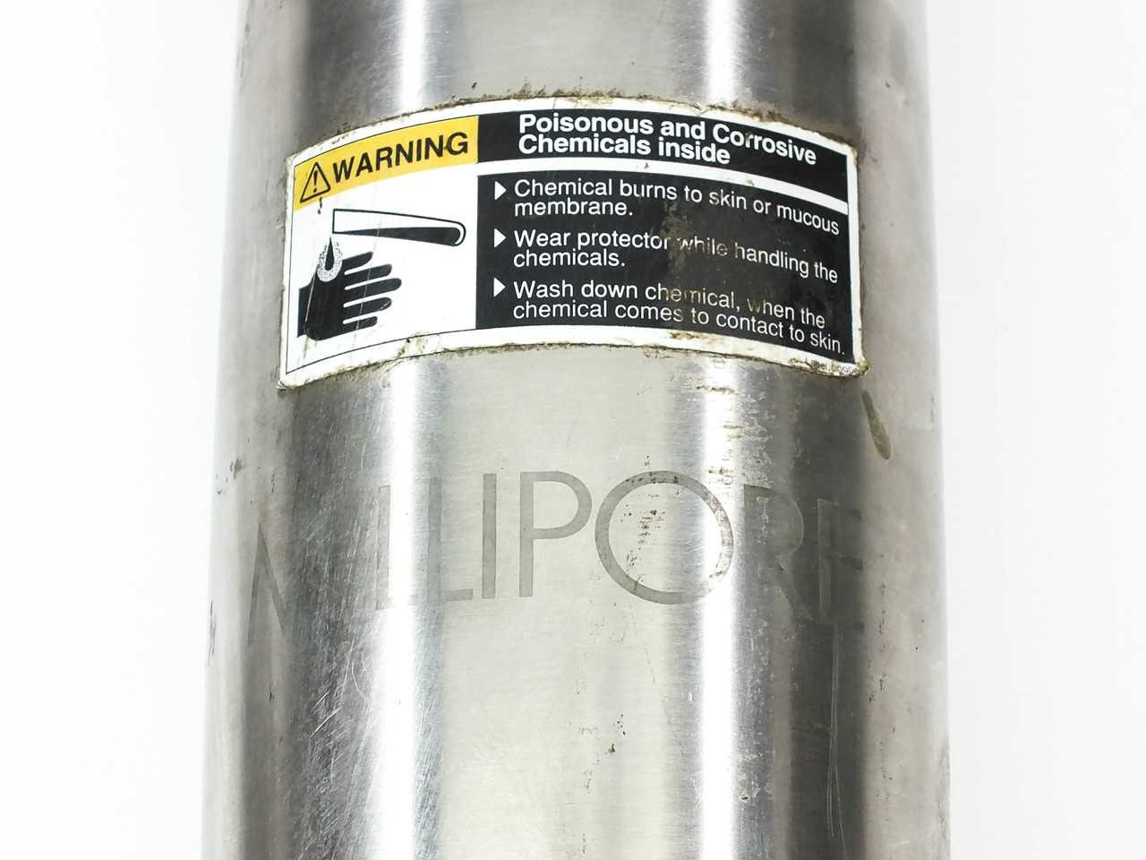 Millipore Stainless Steel In-Line Filter Housing with 3/8" NPT Ports