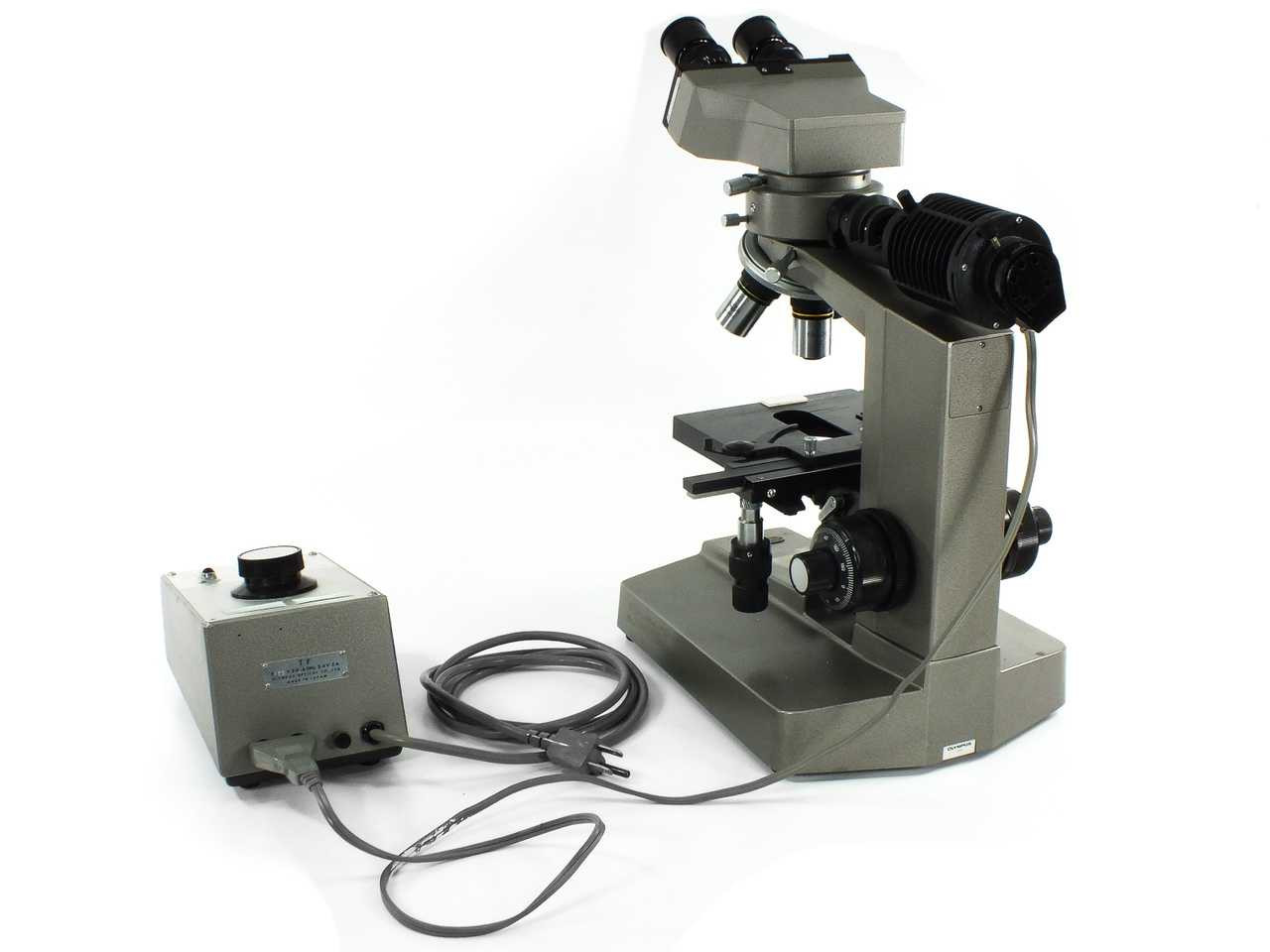 Olympus BHM Stereo Microscope 4 Neoplan Objectives Illuminator X-Y Table