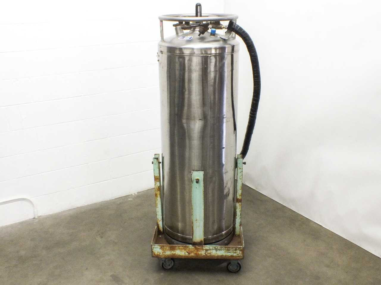 Cryogenics Services DOT 4L-200 Nitrogen Dewar Tank PLC 180 - As Is
