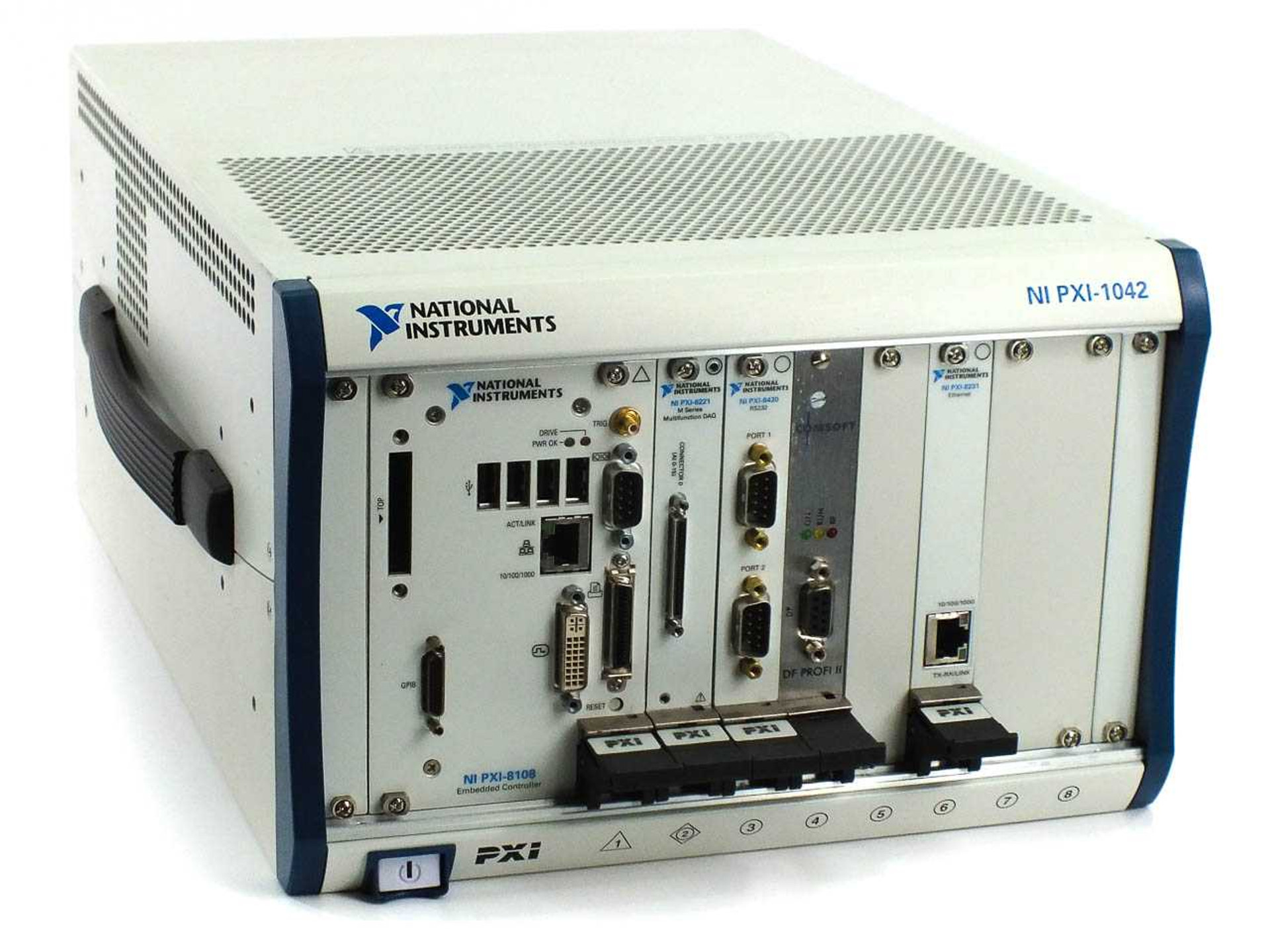 National Instruments NI PXI-1042 Chassis with PXI-8108 Embedded Controller