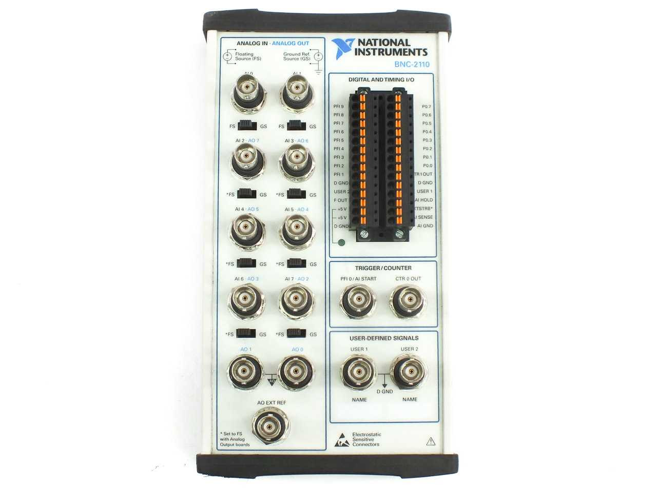 National Instruments BNC-2110 Shielded Connector Block / Breakout Box ...