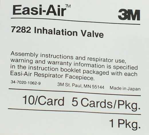 3M 7283 Easy-Air Inhalation Valves 7800S Series Respirator Gas Mask ...