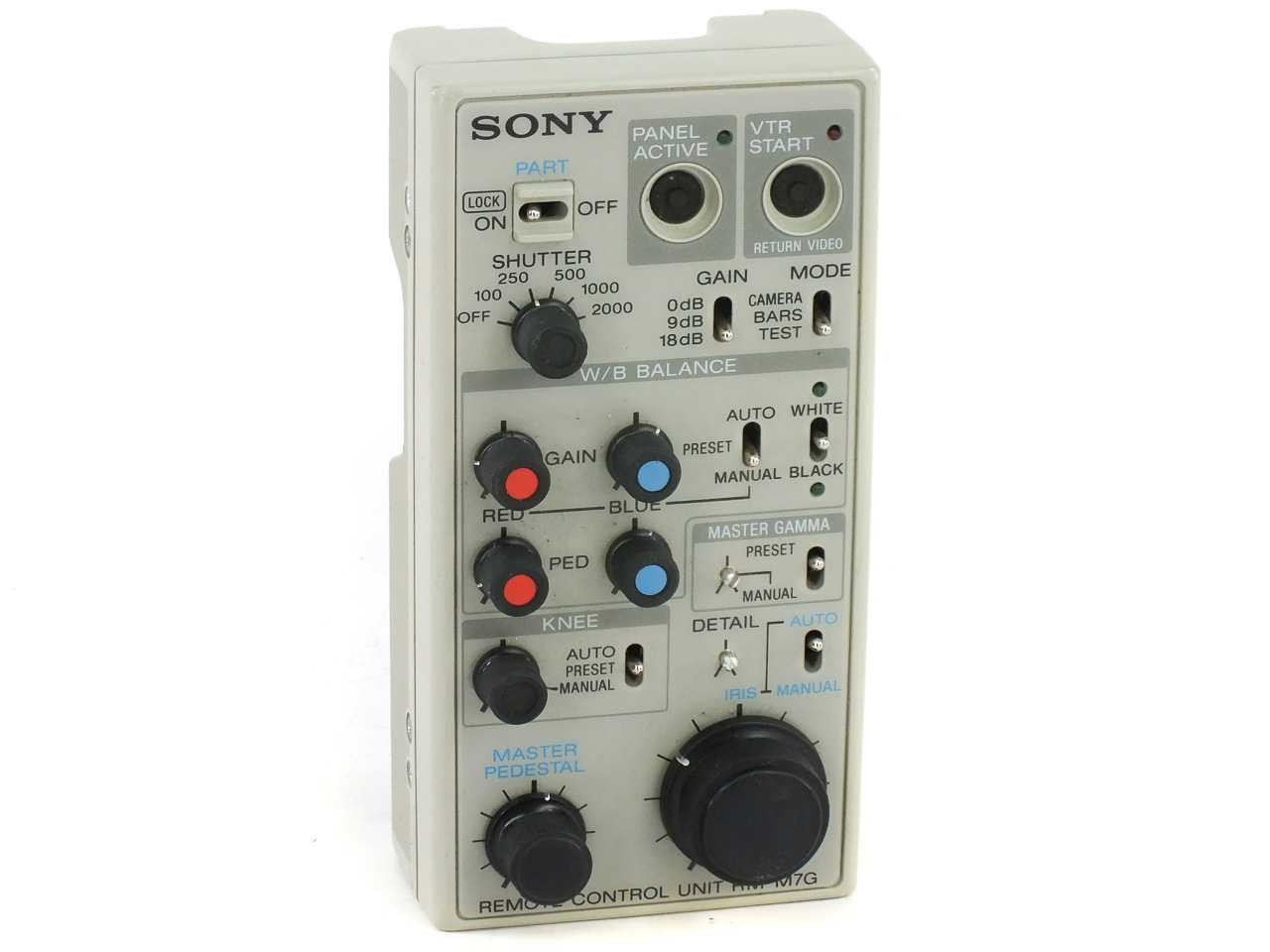 Sony RM-M7G Remote Control Unit for DXC-M7 Series Broadcast Camera - DC ...