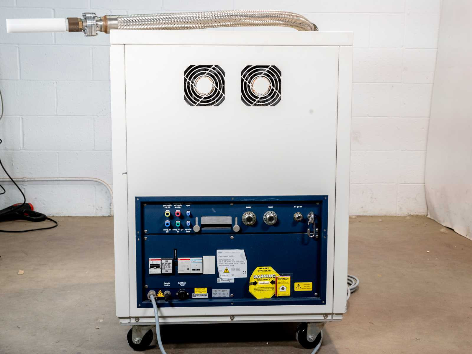 Bruker Cryo Platform Z49290 ECL 02 Cryo Cooling Unit 2m