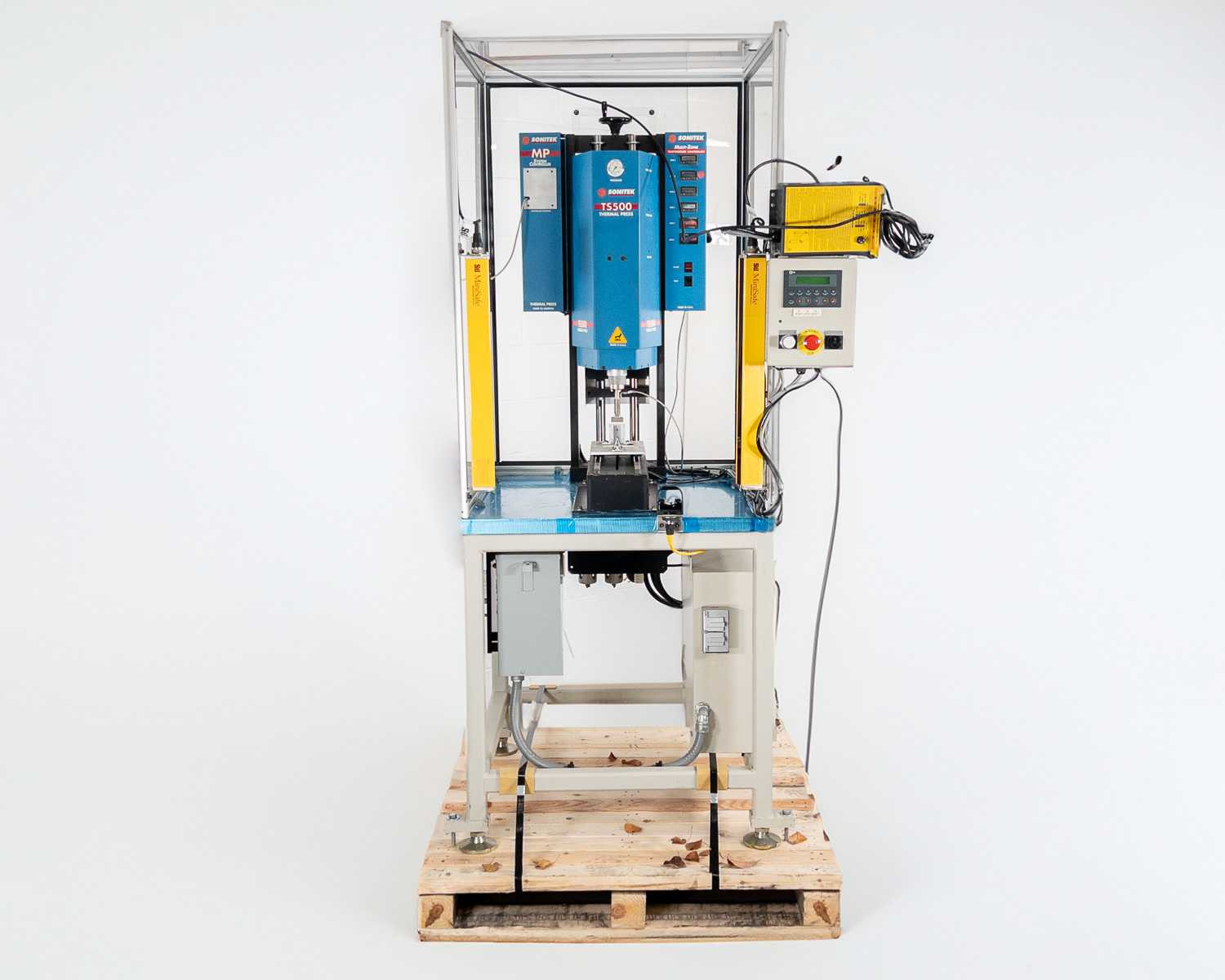 Sonitek MP 554/4 LB TS500 Thermal Press Heat Staking Custom Rig 120 VAC ...