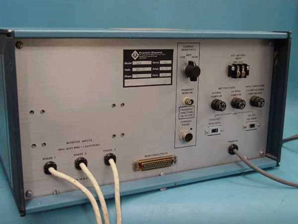 Franklin Electric 3500 Power Line Disturbance Monitor with Chart Recorder