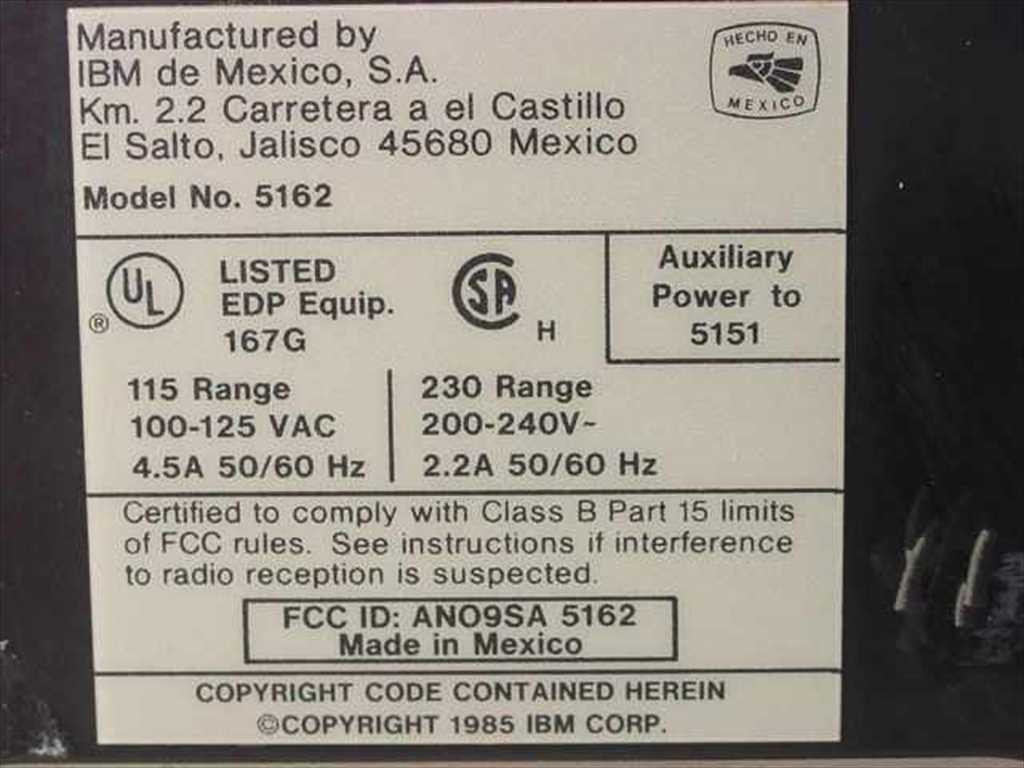 IBM 5162-286 Personal Computer Vintage 286 Desktop