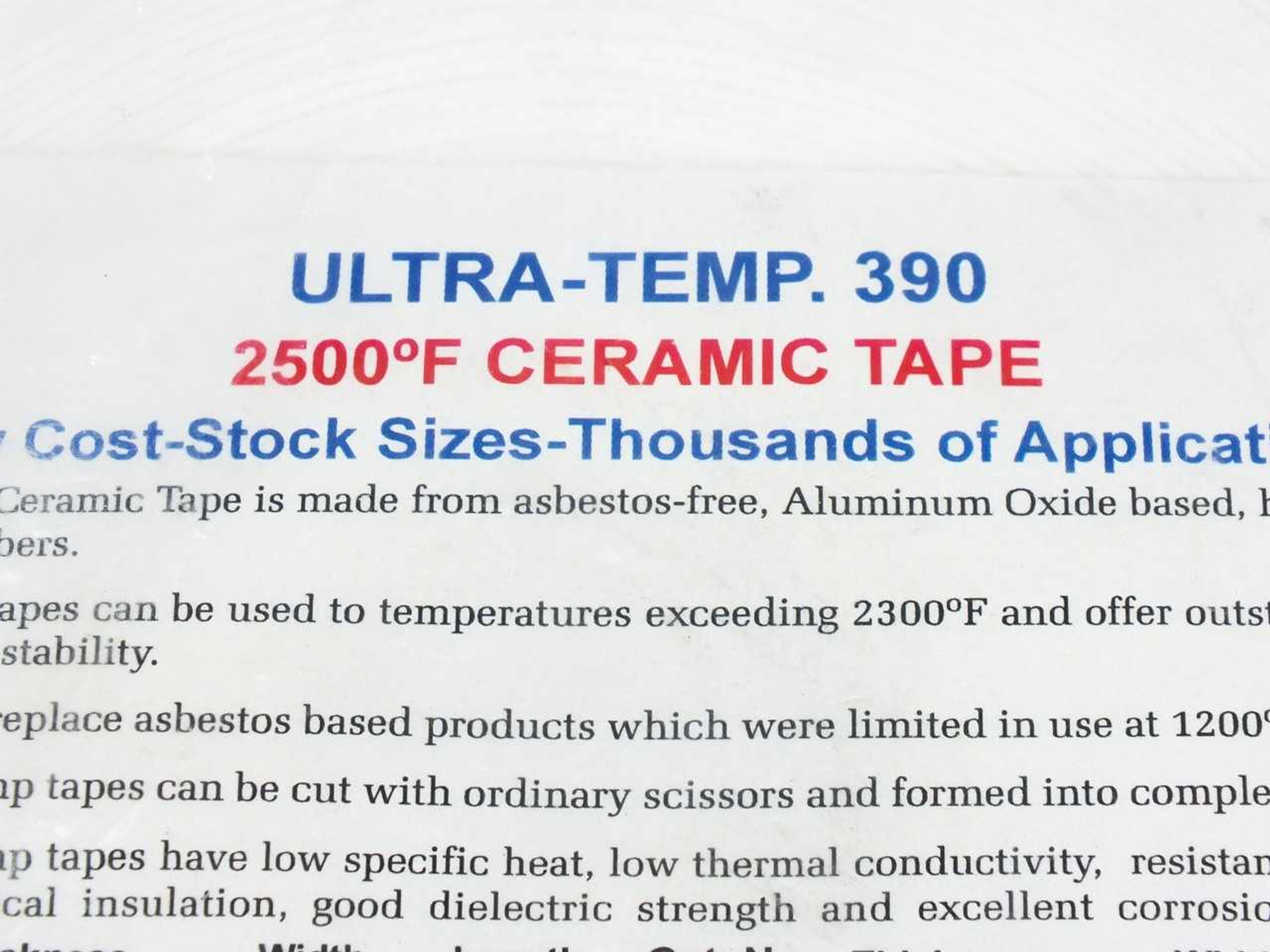 Cotronics 390-43 Ultra-Temp 390 3" 2500 Ceramic Tape - New in Package