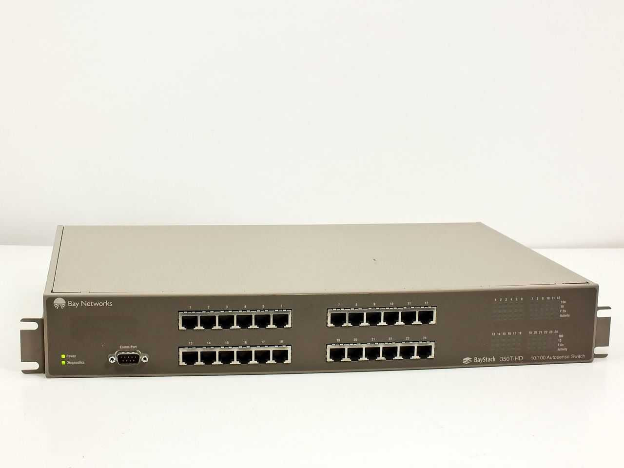 Bay Networks AL2012A10 BayStack 350T-HD 24-Port 10/100 Network Switch ...