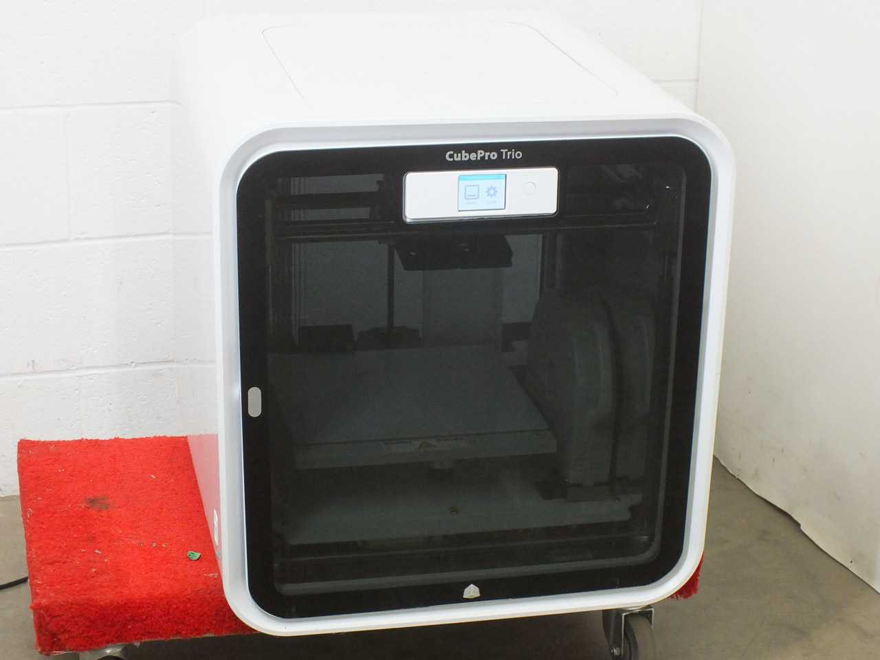 3D Systems CubePro Trio 3D Printer Model 401735 - PLA Plastic and ABS ...