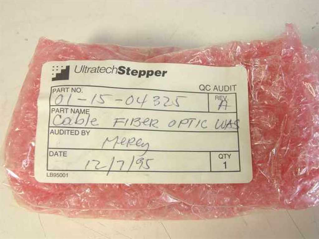 Ultratech Stepper 01-15-04325 Fiber Optic Cable WAS