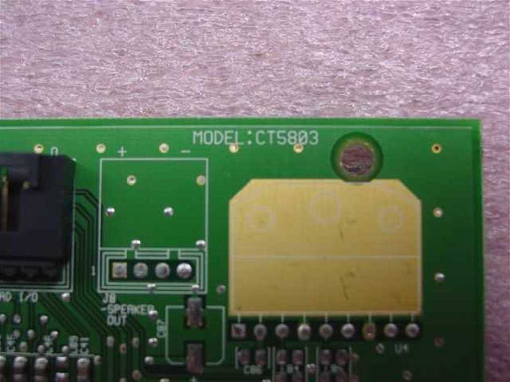 Creative Labs CT5803 Creative Technology PCI Sound Card Vintage 1999