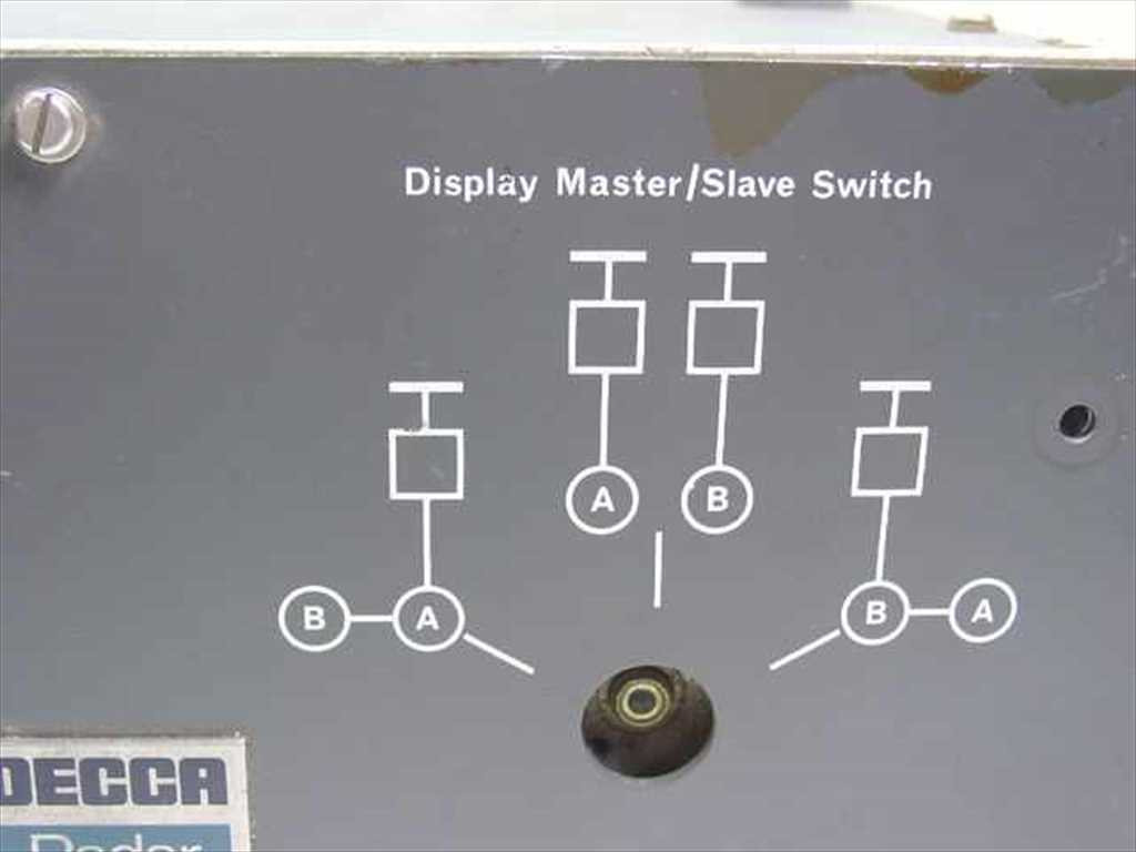 Decca Radar 65347 Interswitch Transceiver Crossover Switch