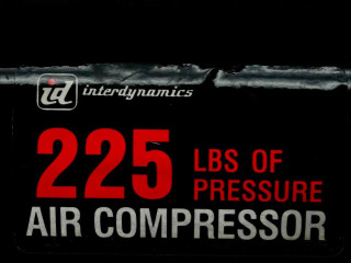 Interdynamics 225 LBS Pressure Portable Air Compressor