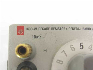 General Radio 1433-W Decade Resistor