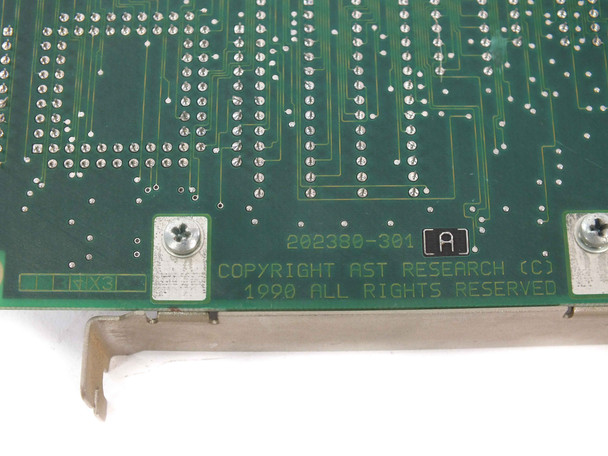 AST 202380 Pentium 386 SX CPU / RAM Processor Board w/ RAM- Circa 1990 ...