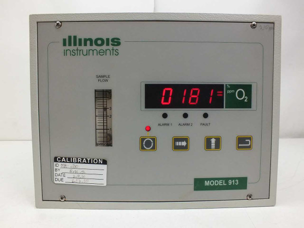 Illinois Instruments O2 Process Oxygen Gas Analyzer 0.1 PPM Range EC913 ...