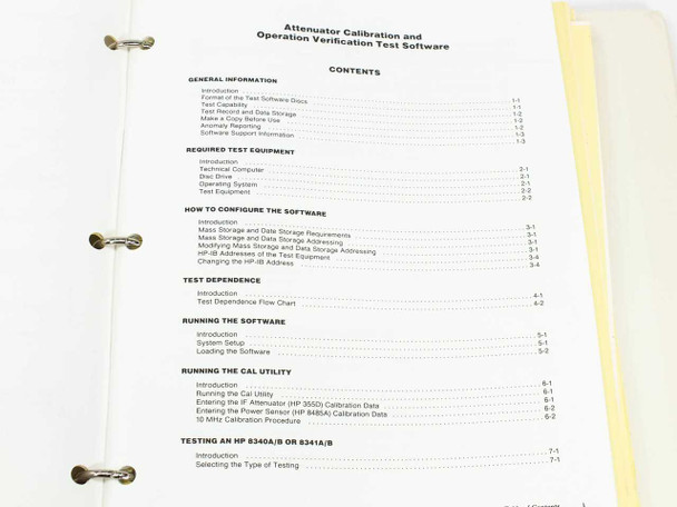 HP 8340B - 8341B Synthesized Sweepers Calibration Manual Vol.2