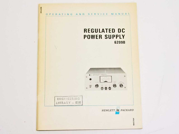 HP 6209B Operating & Service Manual
