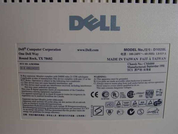 Dell D1028L 17" SVGA Color Monitor - Beige - New