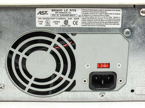 AST Bravo LC P/75 Bravo LC P/75 Desktop Computer 4 ISA Slots 501798-401