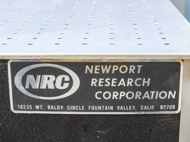 Newport NRC 10' x 4' x 12" Stainless Steel Optical Breadboard Vibration ...