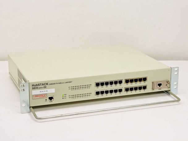 Cabletron HubStack 100Base-TX HUB with Lanview SEHI100TX-22