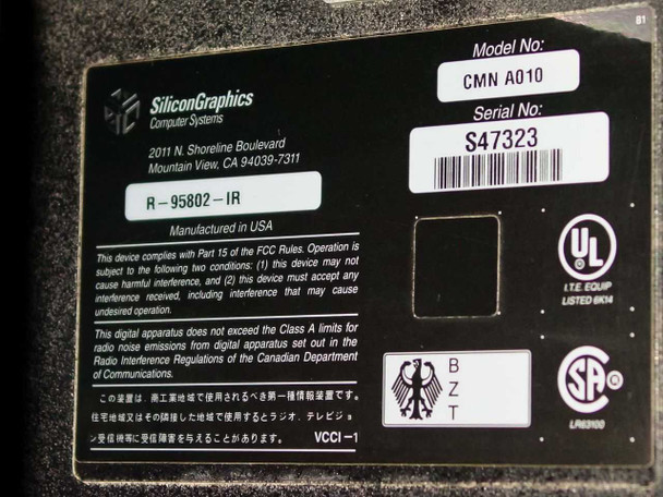 Silicon Graphics Onyx 10000 Server InfiniteReality Server Rack Chassis - Rare Collect