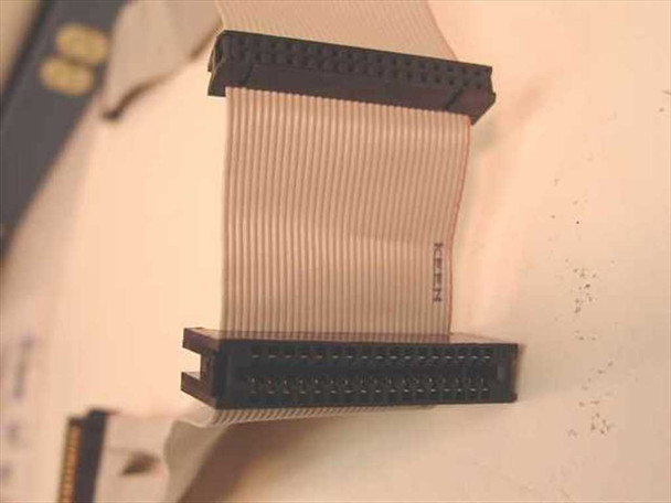 Vintage Ribbon Cable 1.44/5.25 Dual Floppy 34 Pin / Slot Edge Connector