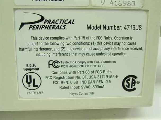 Practical Peripherals 4719US Modem 33.6KPS