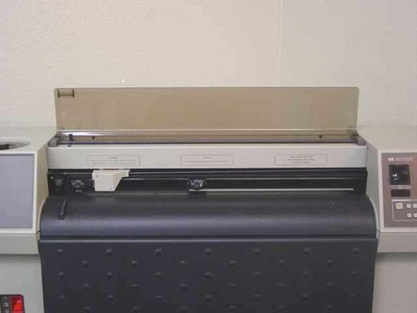 HP 7580B 24" 8 Pen Hewlett Packard Plotter w/Stand