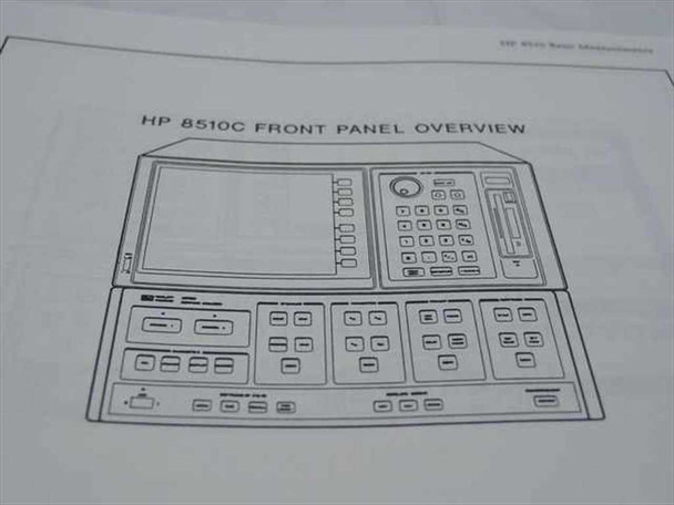 HP 08510-90315 Student Guide for HP 8510 Network Analyzer System