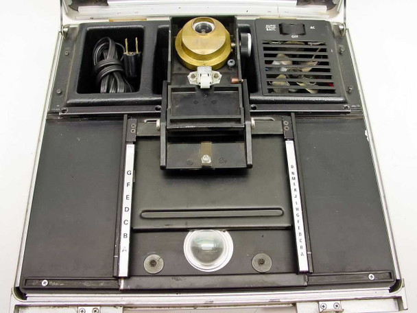 Bell & Howell Commuter (portable) Microfiche Reader, folds up into ...