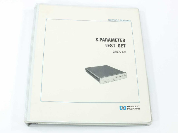 HP 35677A/B S-Parameter Test Set Service Manual