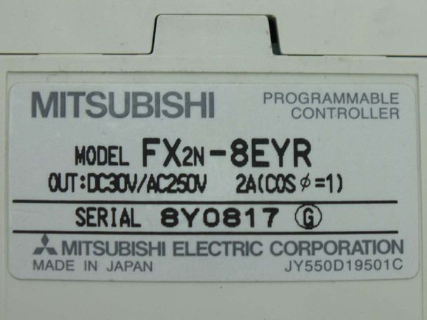 Mitsubishi FX2N-32MR-ES/UL Computer Interface with FX2N-8EYR, FX2N-4DA ...