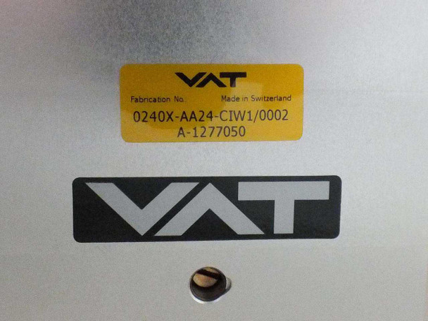 VAT X-VAT100-40496 56" Long Valve Port for High Vacuum Chamber - SS Air ...
