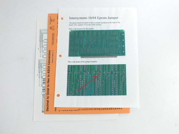 Ithaca Intersystems 16/64 Eprom Board Kit for S100 Computer - VINTAGE ...