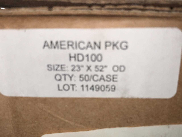 Cadpak HD100 23x52 inch MIL-PRF-131K Seal Barrier Pouch - Large box of Bags