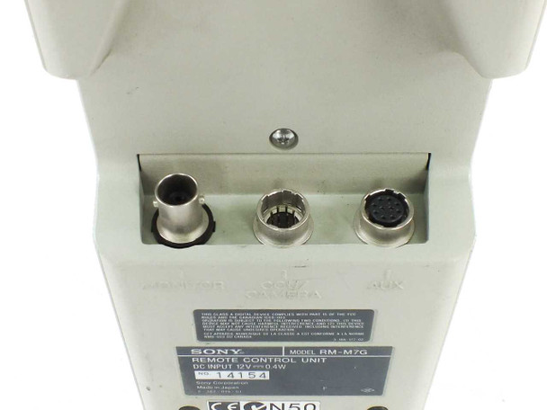 Sony RM-M7G Remote Control Unit for DXC-M7 Series Broadcast Camera - DC ...