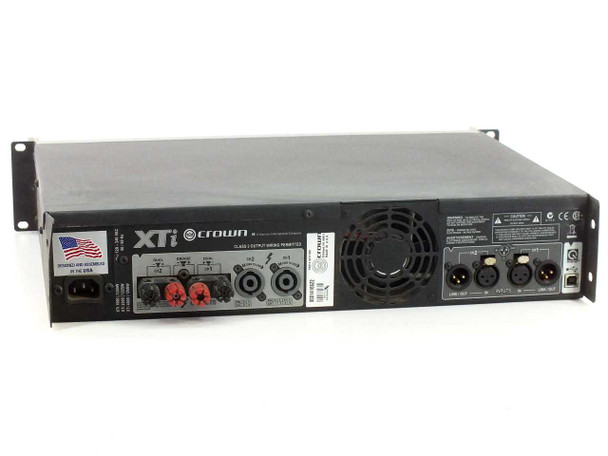 Crown XTi 1000 Power Amplifier w/DSP 275W per Channel 8 Ohms - No Power ...