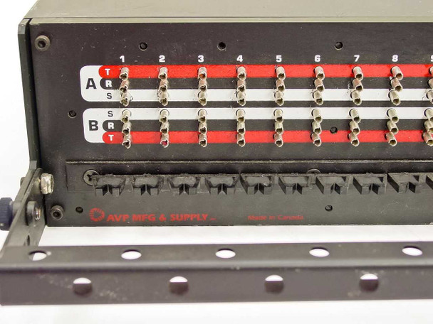 AVP RPT48 Series 24-Port Audio Patch Panel 1/4" Jacks - 19" Rackmount 2U