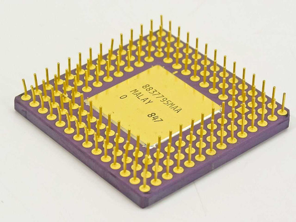 Intel A80386DX-20 20MHz CPU 386 Processor 32-BIT 5V - GOLD Pins