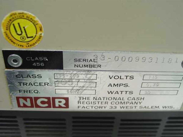 NCR 456 Microfiche Reader