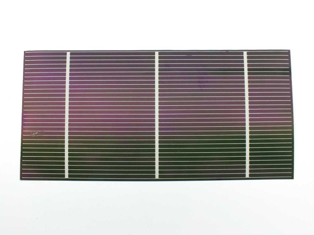 Solopower 7.5"x 3.75" CIGS 1.25 Watt Stainless Steel Flexible Solar ...