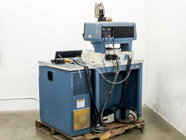 Hughes 2460-II Automatic Gold Wire Ball Bonder with Accessories Shown ...