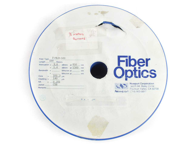 Newport F-MLD-500 Fiber Spool, Multimode, 100 μm Core, 140 μm Cladding