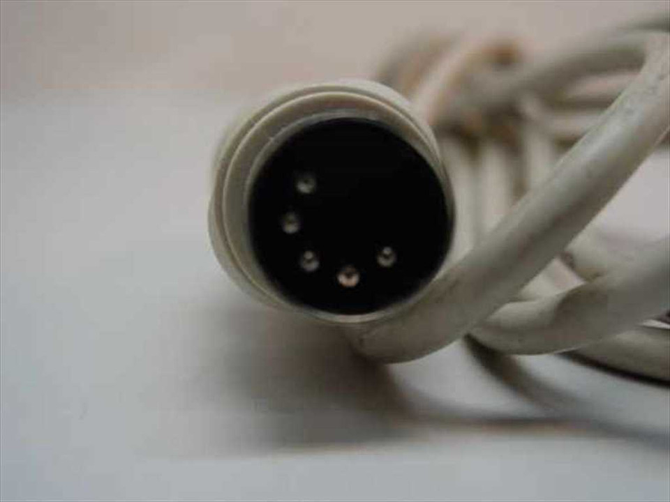 Cable Extension AT Keyboard Cable Cord Beige