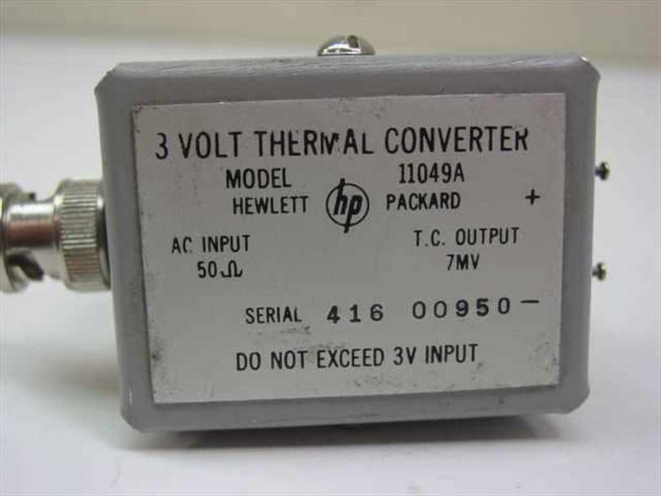 HP 11049A 3 Volt Thermal Converter