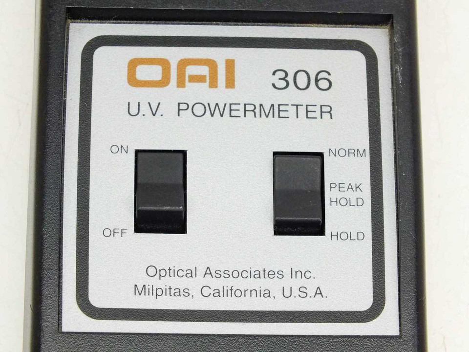 OAI Model 306 Handheld UV Intensity / Power Meter with 0306-001-04 ...